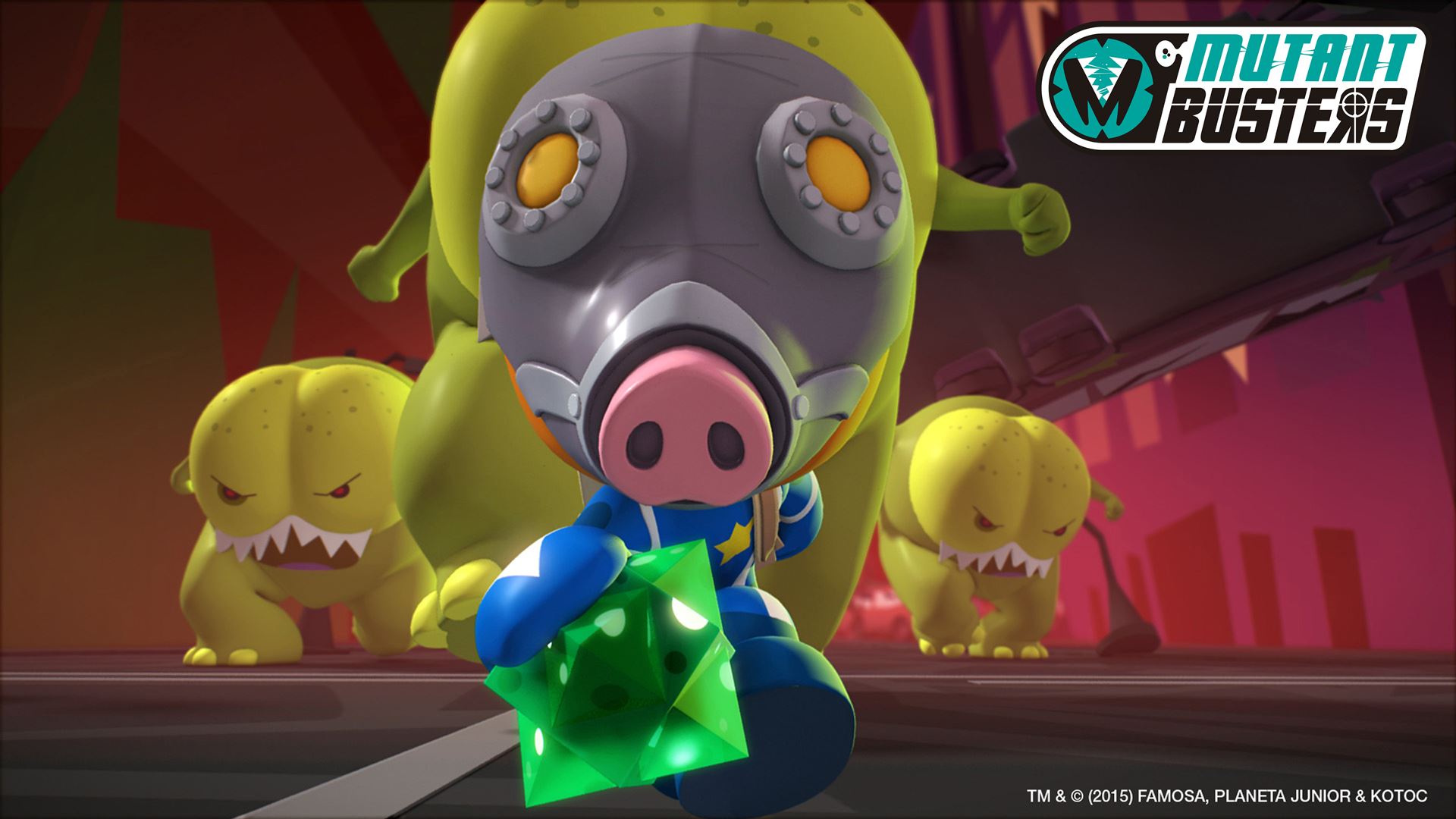 "Mutant Busters" combatem a poluição do planeta no Biggs - Kids ...