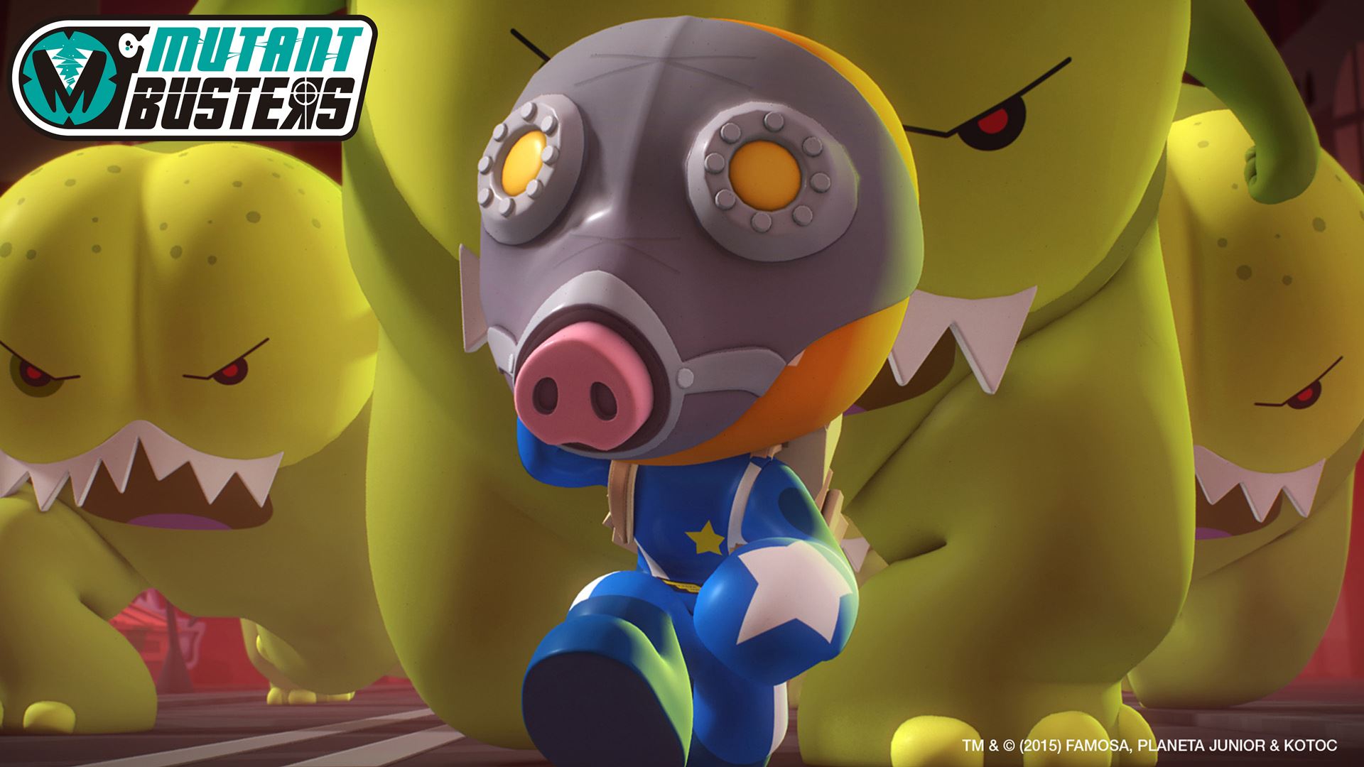 "Mutant Busters" combatem a poluição do planeta no Biggs - Kids ...