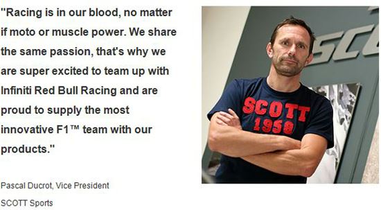 SCOTT acelera na F1 - BikeNews - Propedalar
