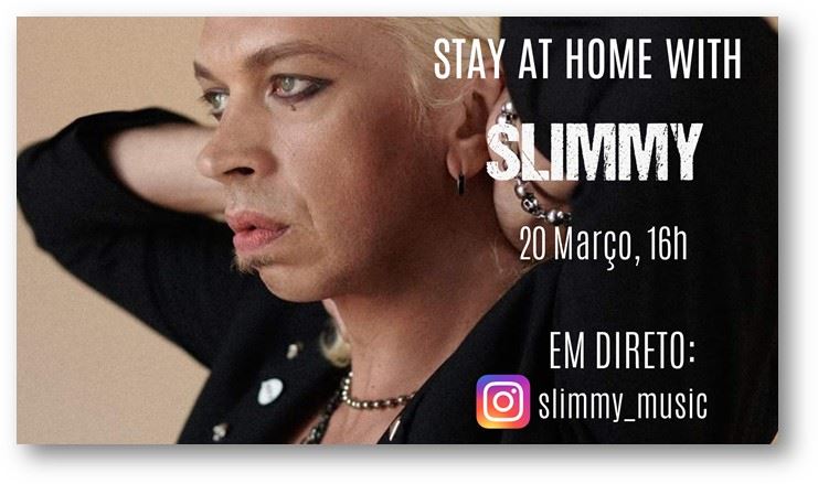 Slimmy dá concerto a partir de casa - Música - Cardápio