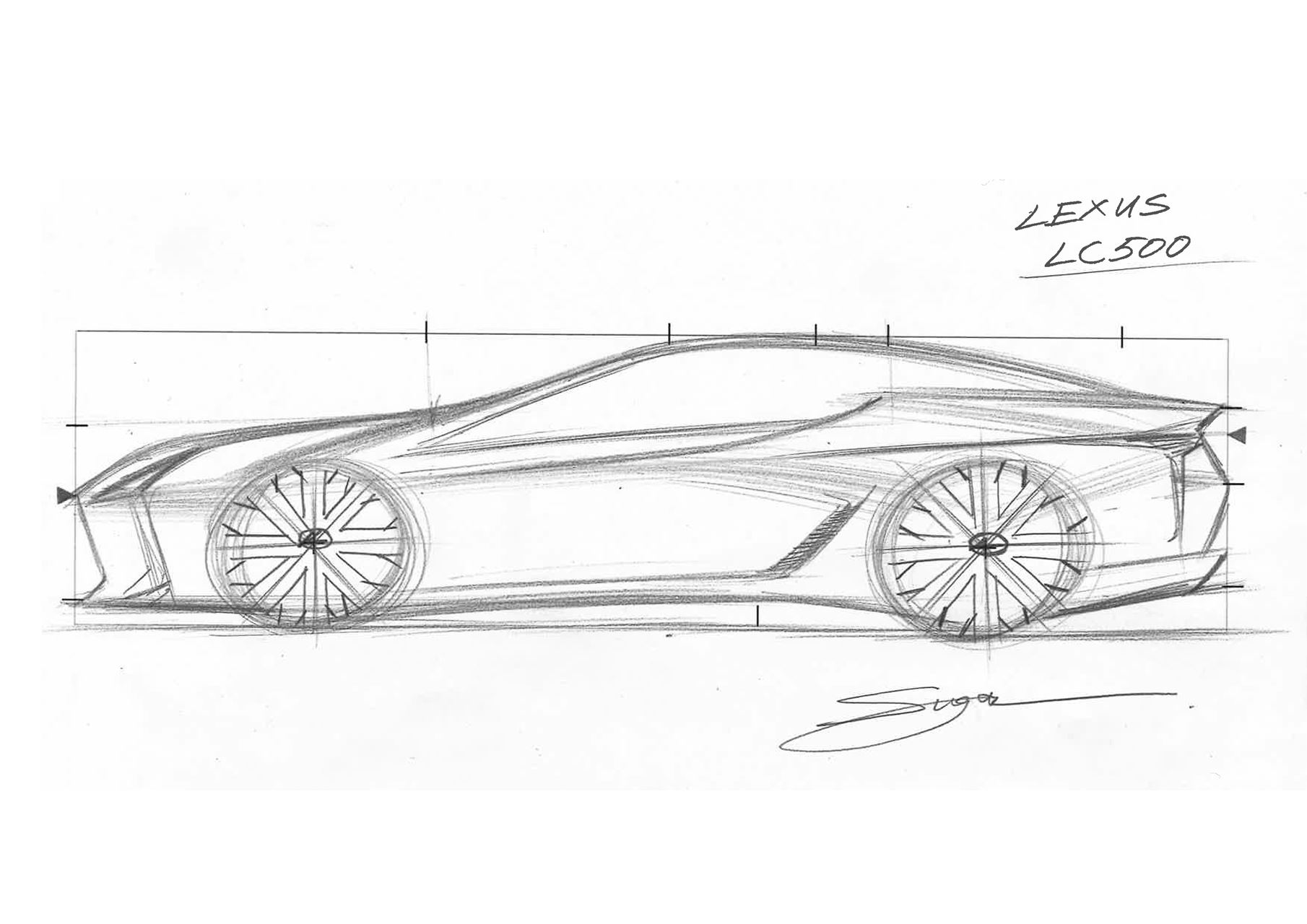 Lexus mostra aos fãs como desenhar os modelos da sua gama - 8 passos ...