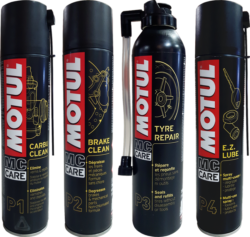 Gama MC Care da Motul tem tudo o que precisa para cuidar da sua moto ...
