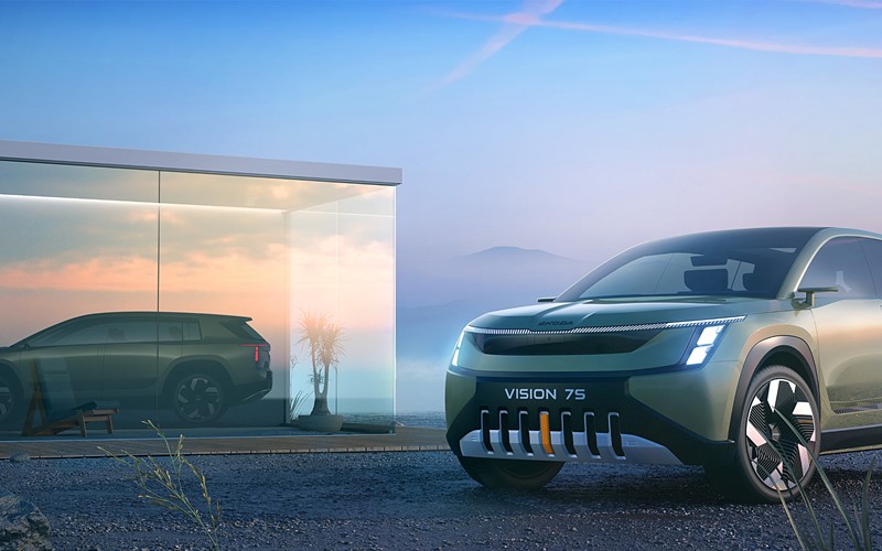 ŠKODA VISION 7S concept - Pré-visualização de uma nova linguagem de ...