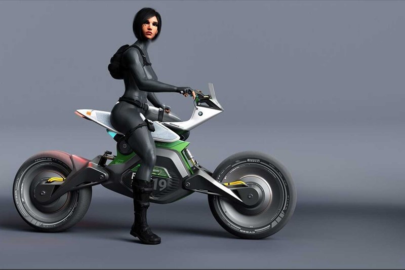 BMW X NVIDIA - Um futurístico conceito de moto elétrica - MotoNews ...