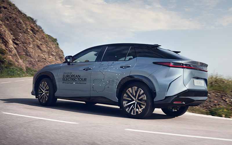 Lexus RZ European Electric Tour - Ao volante do Lexus RZ 450e - Auto ...