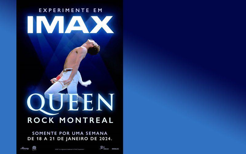 QUEEN ROCK MONTREAL (IMAX) - Entre 18 e 21 de Janeiro de 2024 - Cinema ...