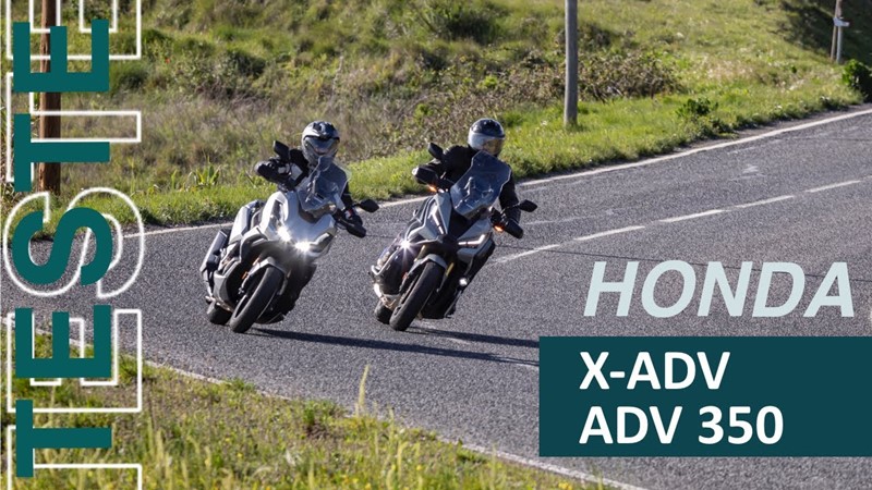 Teste Honda ADV 350 vs Honda X-ADV - Test drives - Andar de Moto Brasil