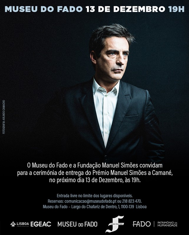 Cerimónia de entrega do Prémio Manuel Simões - Música - Cardápio