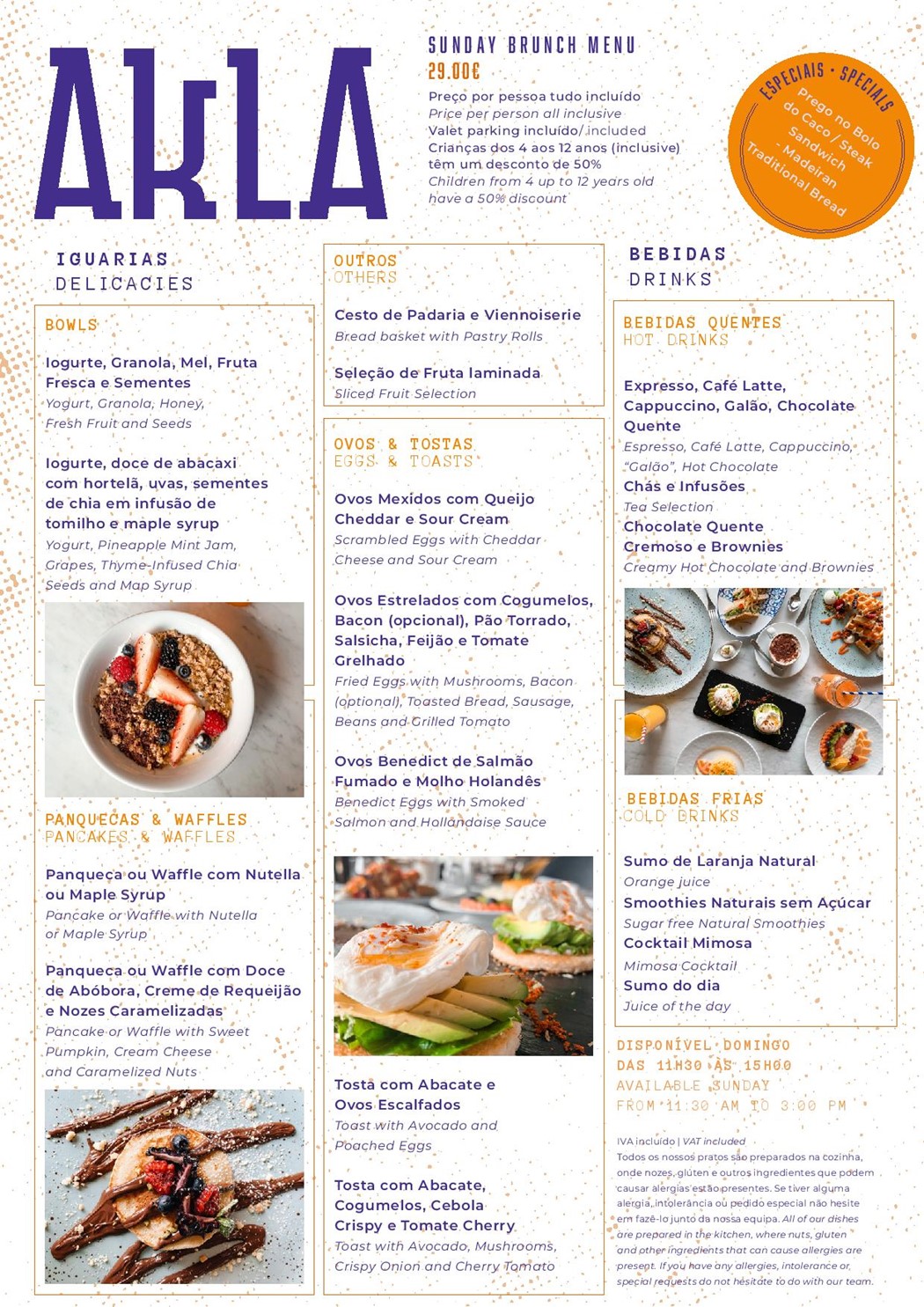 Brunch à grande e à Lisboeta no Akla Restaurant - Notícias sobre ...