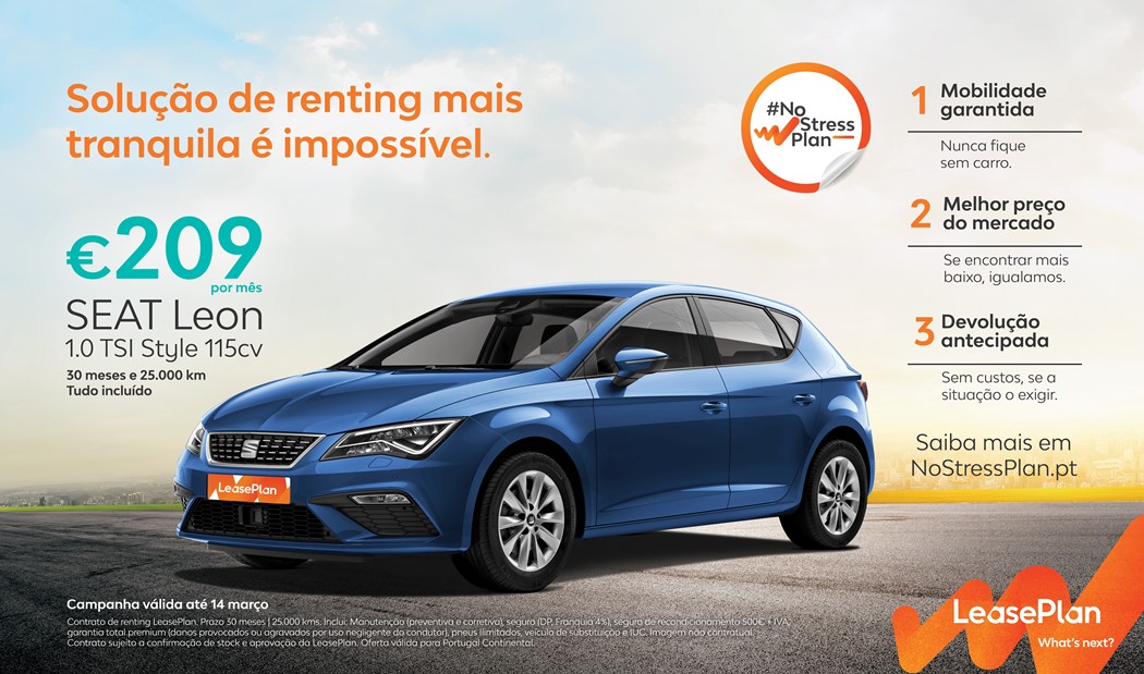 LeasePlan arranca com campanha de lançamento: #NoStressPlan - Nova ...