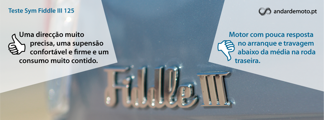 Sym Fiddle 125 - Um violino na cidade - Test drives - Andar de Moto
